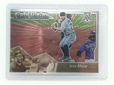 Jose Altuve 2021 Mosaic Baseball - Field Vision #FV7 - Houston Astros ...
