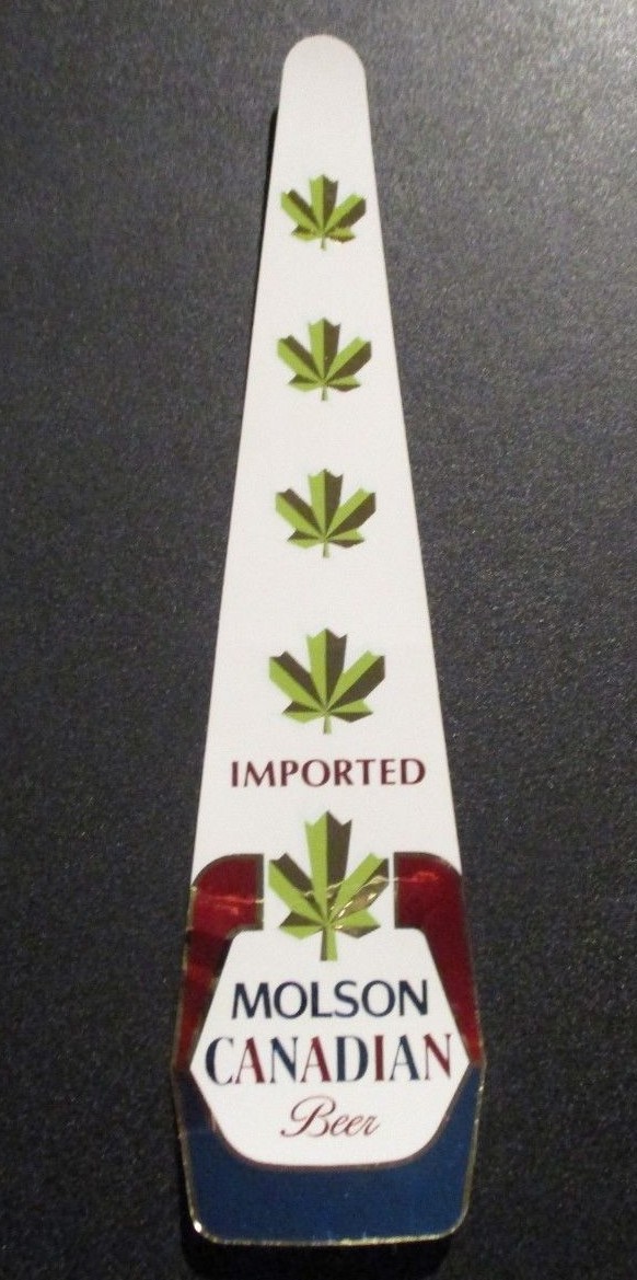 MOLSON CANADIAN BEER tap handle Coors Canada STICKER decal craft beer ...