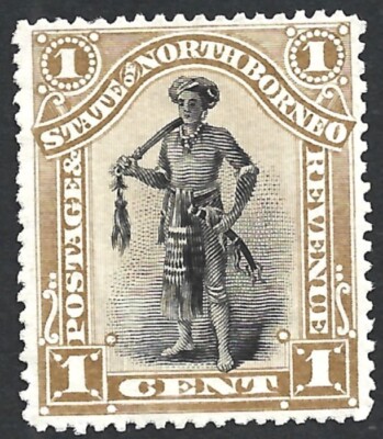 (BL) NORTH BORNEO 1894 SG 66 unused | eBay