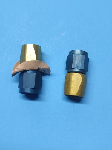 Military Standard MS27404-4D Aluminum Adapter, Straight, Tube to Hose ...