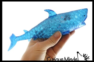 1 Jumbo Shark Squeezy Bead Filled Squeeze Stress Ball - Sensory | eBay