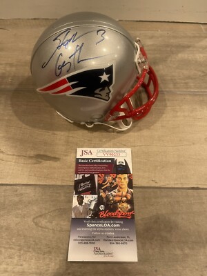 JSA COA STEPHEN GOSTKOWSKI SIGNED AUTOGRAPHED MINI HELMET NFL PATRIOTS ...