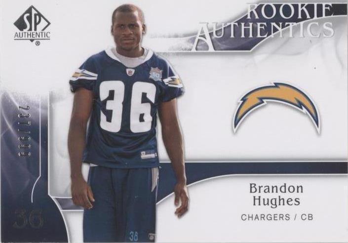 2009 SP Authentic - Rookie Authentics Brandon Hughes #288 /999 (RC) for ...