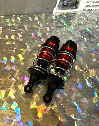 Arrma Limitless V2 REAR Aluminum Shocks Pair Springs Infraction Felony ...