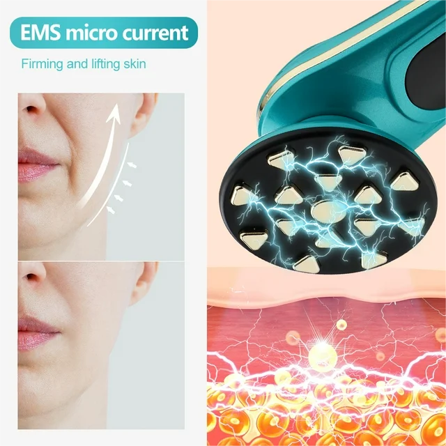 6 In 1 Microcurrent Skin Lifting Beauty Device LED Light Therapy 5 ...