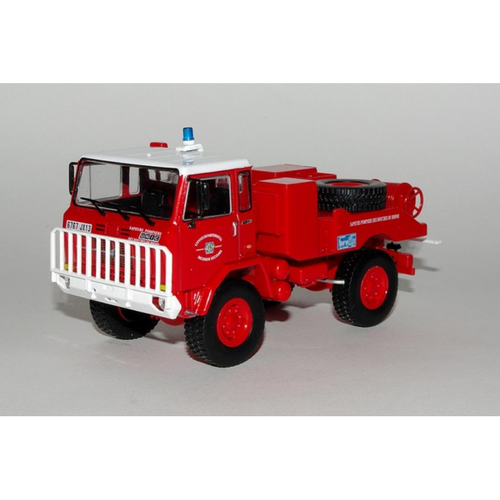 Camion miniature pompier UNIC 75 PC 4X4 (1981) - Hachette - 1/43 | eBay