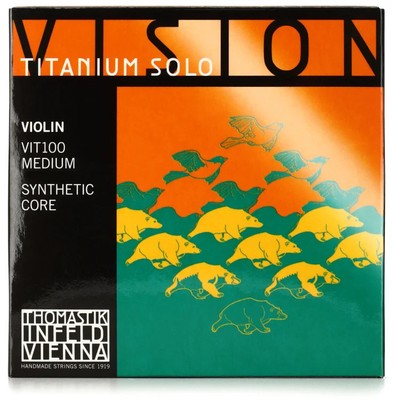 Thomastik-Infeld VIT100 Vision Titanium Solo Violin String Set | eBay