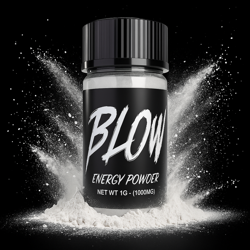 Blow Energy Powder - 400MG Caffeine - Instant Energy Pre Workout - Fast ...
