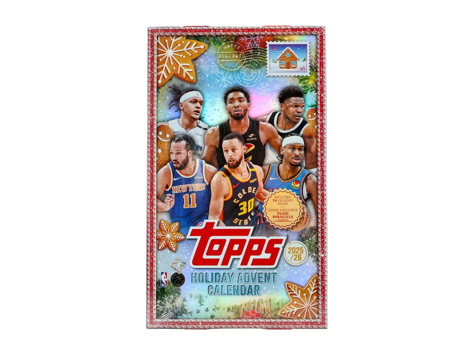 2025/26 TOPPS HOLIDAY BASKETBALL - COUNTDOWN ADVENT CALENDAR | eBay