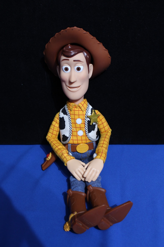 Disney Pixar Thinkway Toy Story Woody Pull String 15" Doll Pullstring ...
