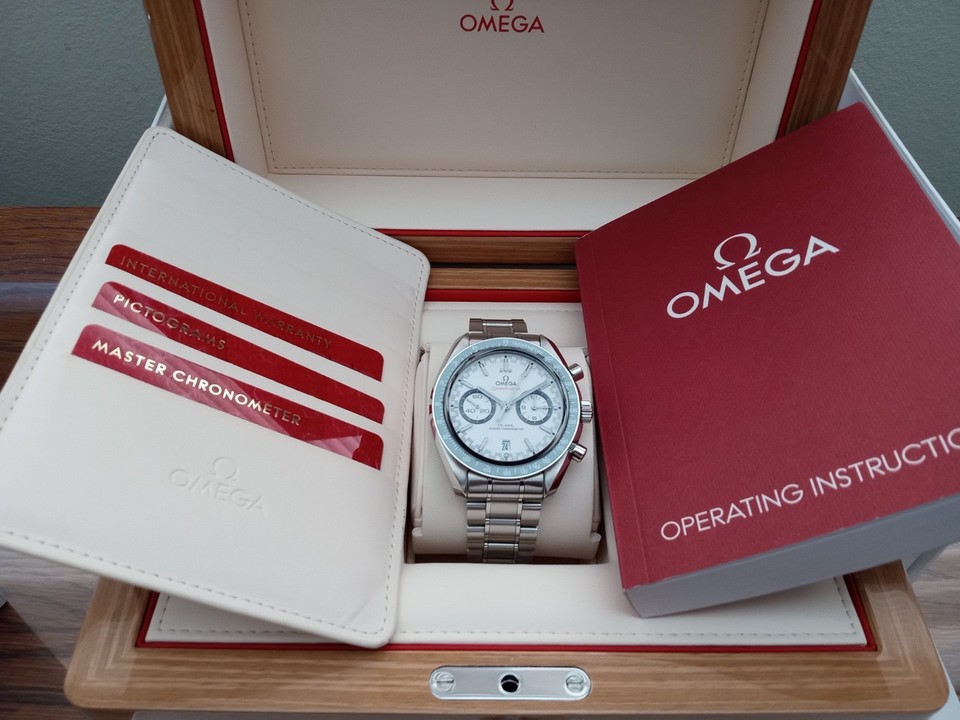 OMEGA SPEEDMASTER RACING 44.25 MM AUTOMATIC WATCH! BOXES / WARRANTY ...