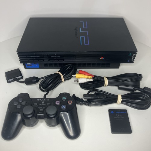 Sony PlayStation 2 PS2 Fat Console SCPH-39001 Console Bundle Tested And ...