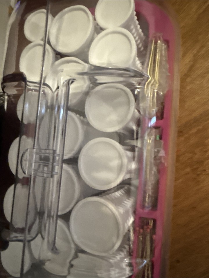 Conair Wavemaker Hot Rollers Curl Volume Set 20 Tangle-Free Jumbo ...