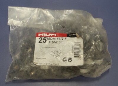 (25) Hilti MQM-F1/2-F 1/2" Strut Wing Nut 304137 | eBay