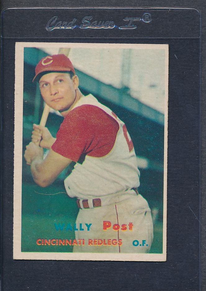 1957 Topps #157 Wally Post Reds EX *1340 | eBay