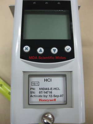 Honeywell MDA Scientific Midas MIDAS-E-HCL HCL Mineral Acid Fume Gas ...