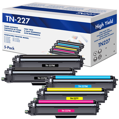 TN227 Toner TN223 Compatible with Brother MFC-L3770CDW HL-L3270CDW LOT ...