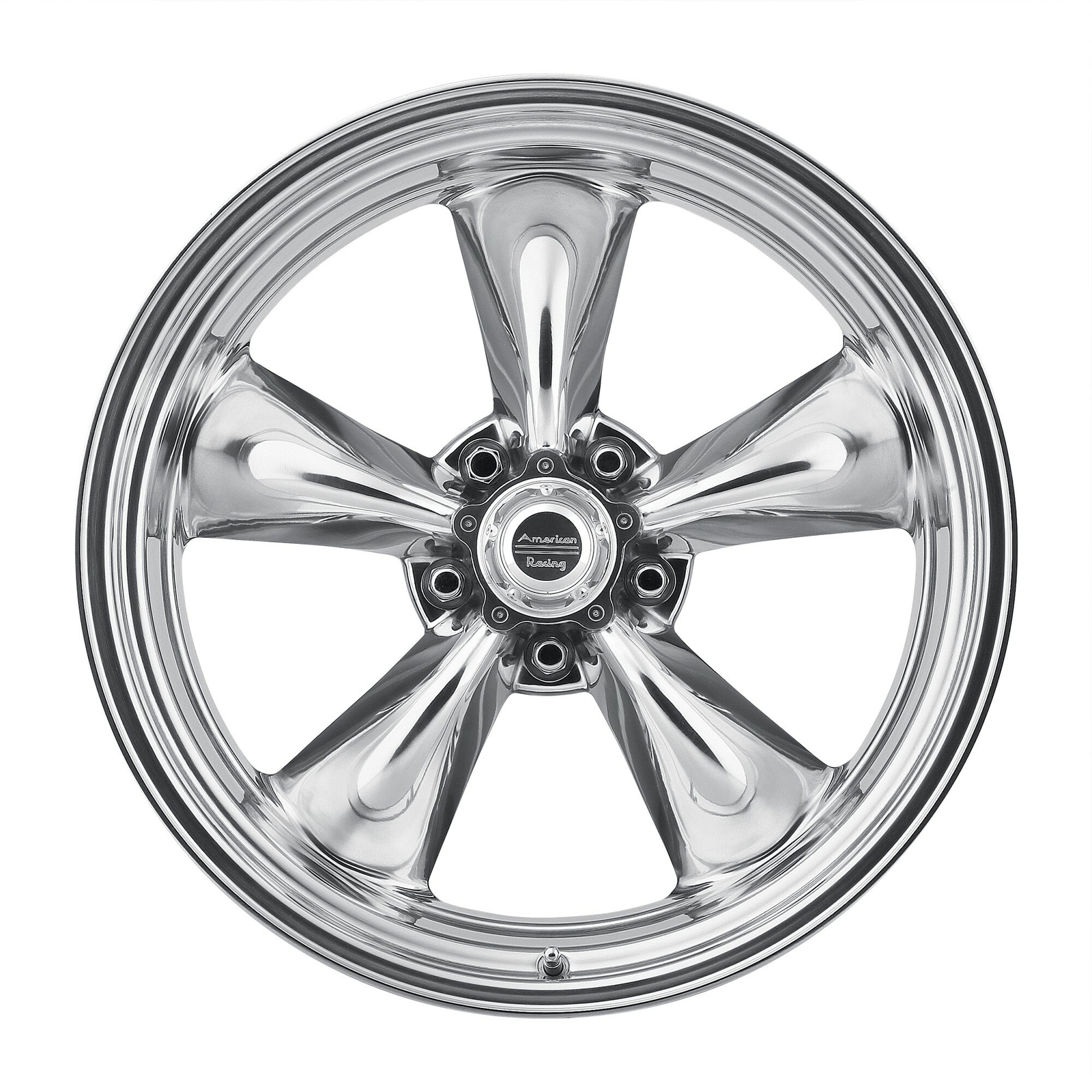 Set 4 American Racing VN515 Torq Thrust II 14x7 5x4.75 Polished Wheels ...