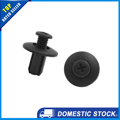 Universal Car Interior Push in Expanding Screw Plastic Rivets 8mm Pack ...