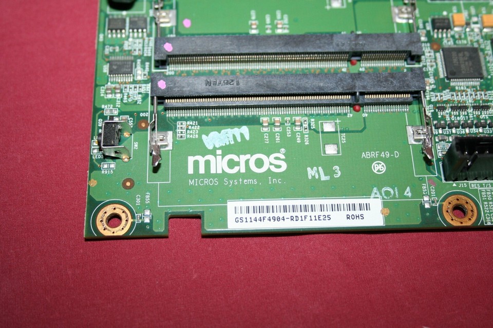 Micros WorkStation 5A ABRF49-G Main System Board WS5A POS | eBay
