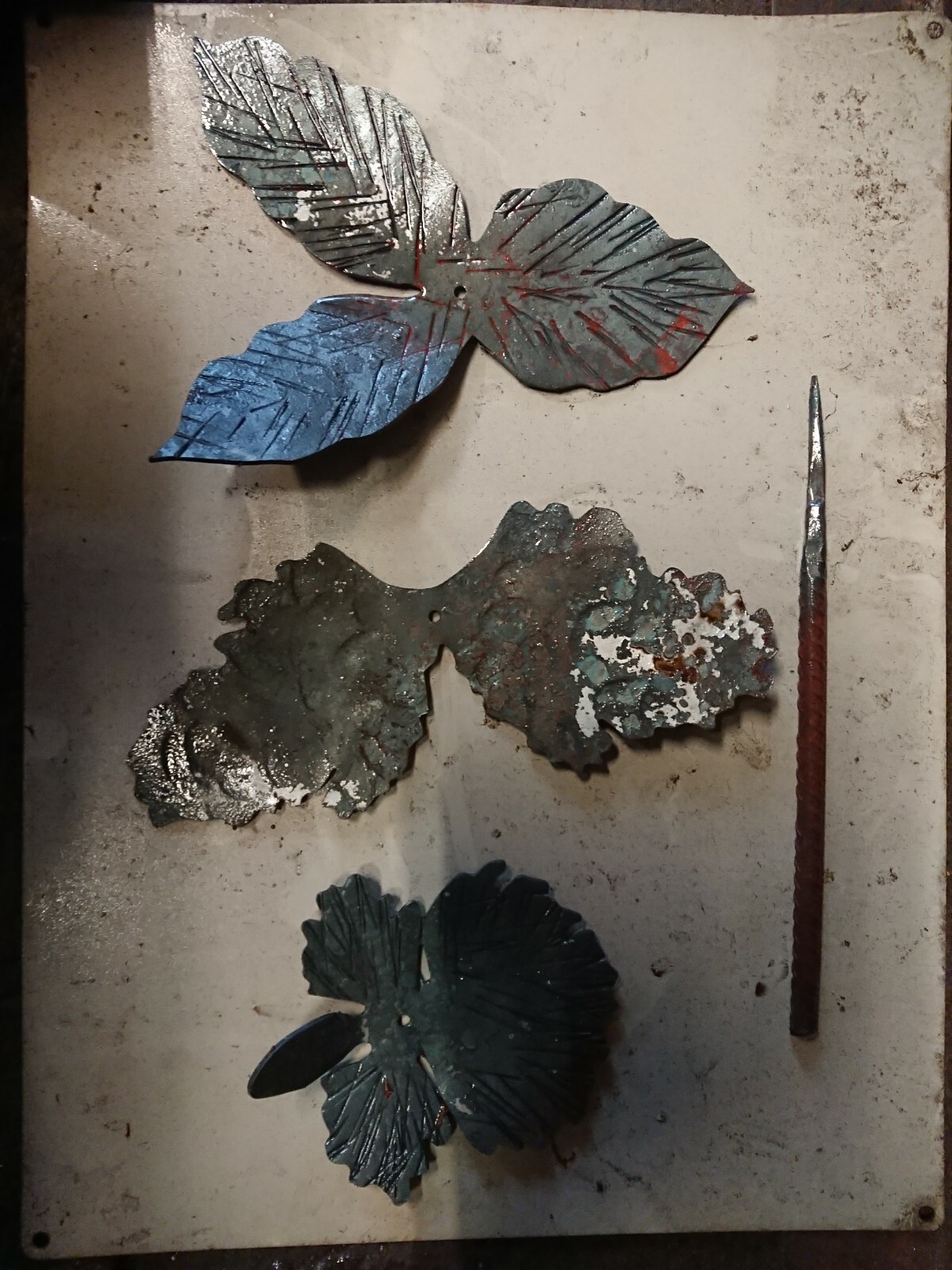 Blacksmith Iris 3 petal blanks unfinished ready to forge 21 cm pack of ...