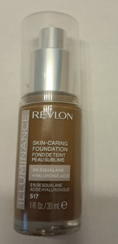 Revlon Illuminance Skin Caring Foundation Med Coverage # 517 Amber UB18 ...