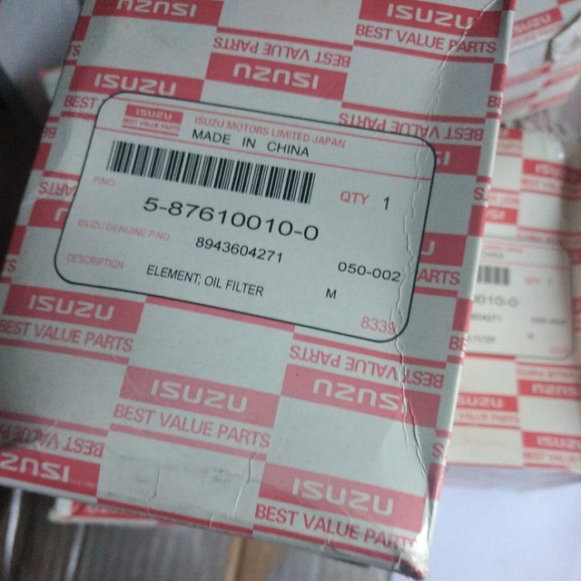 Genuine Isuzu Trooper 2.8 TD Oil Filter 8970497081 5876100100 for sale ...