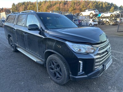 KGM SSANGYONG MUSSO SARACEN PLUS 2.2 DIESEL AUTO BLACK ROOF AERIAL ...