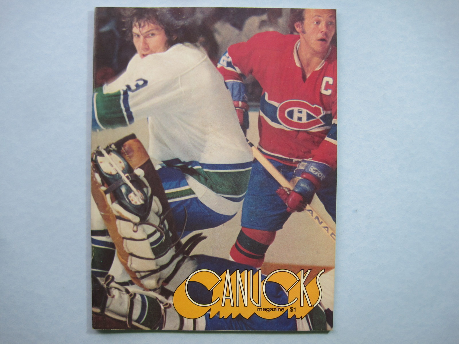 1975/76 VANCOUVER CANUCKS ST. LOUIS BLUES HOCKEY PROGRAM BOB DAILEY BOB ...