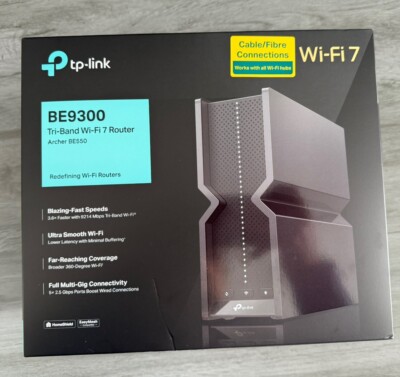 TP-Link Archer BE9300 Tri-Band Wi-Fi 7 Router | eBay