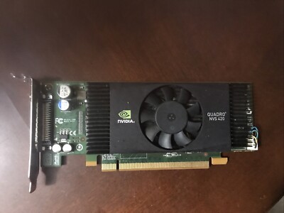 NVIDIA Quadro NVS 420 VHDCI DVI X4 Monitors Full Height Video Card ...
