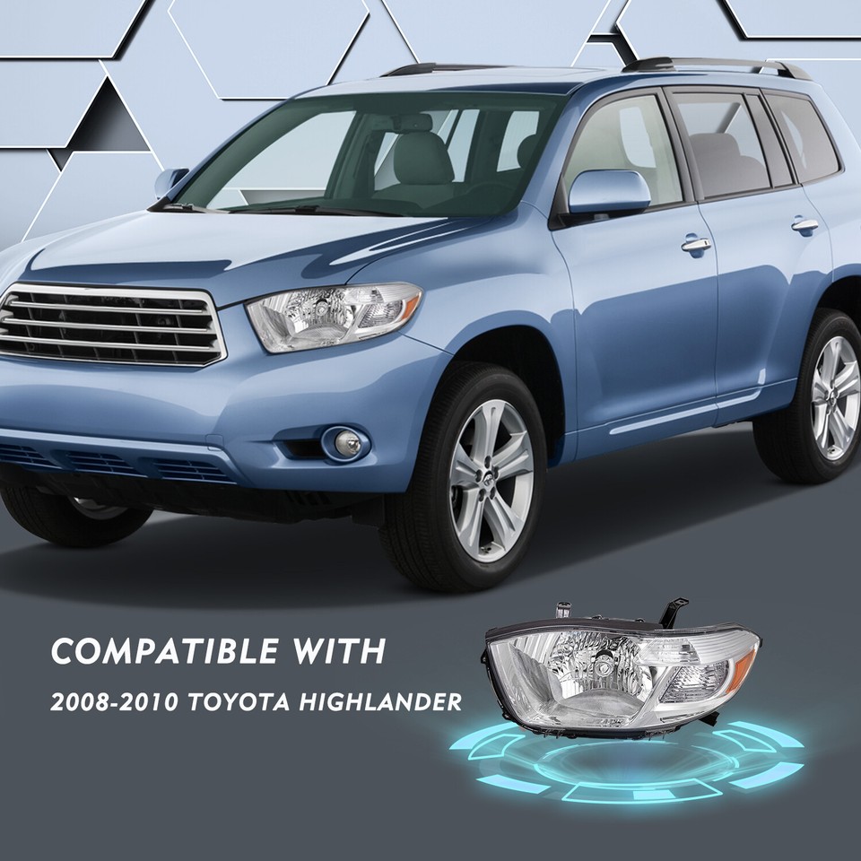 Headlight Toyota Highlander 2008