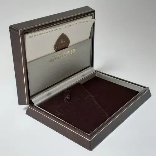 Jaeger LeCoultre watch box plus original tote bag with warranty Booklet ...