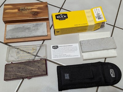 3 Buck Knives Arkansas and Washita Sharpening Stones 131, 134, and ...