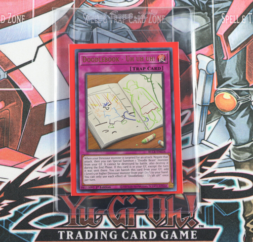 Yugioh Trap Card Doodlebook - Uh Uh Uh! BLCR-EN034 1st Edition Ultra ...