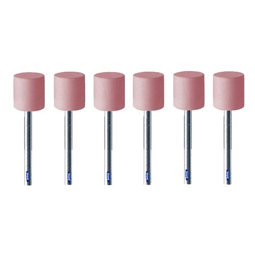 MOUNTED SILICONE PINK CYLINDERS EXTRA FINE GRIT PKG OF 6 JEWELRY ...