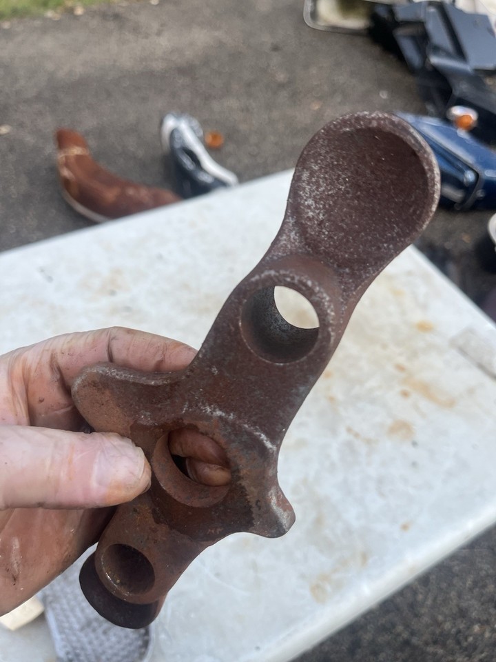 Harley Riser Top Clamp Atlas Flanders Springer Front End Fork Part ...