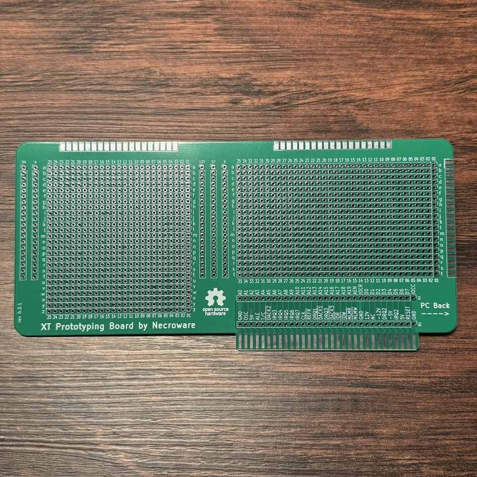 XT Prototyping Board PCB for 8-Bit ISA / IBM PC XT Expansion Card By ...