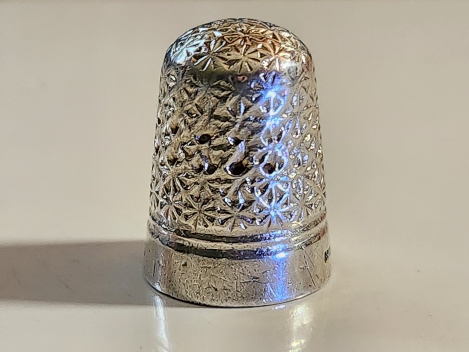 Antique Sterling Silver Clad Dorcas Thimble Made by Charles Horner ...