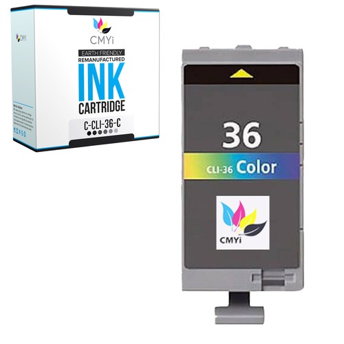 1PK Replacement CLI-36 Ink Cartridge for Canon PIXMA iP100 iP110 ...