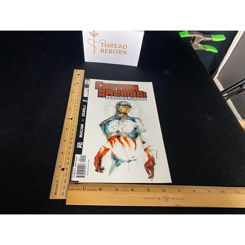 Captain America Dead Men Running Marvel Comic Book Macan Zezeij Issue 2 ...