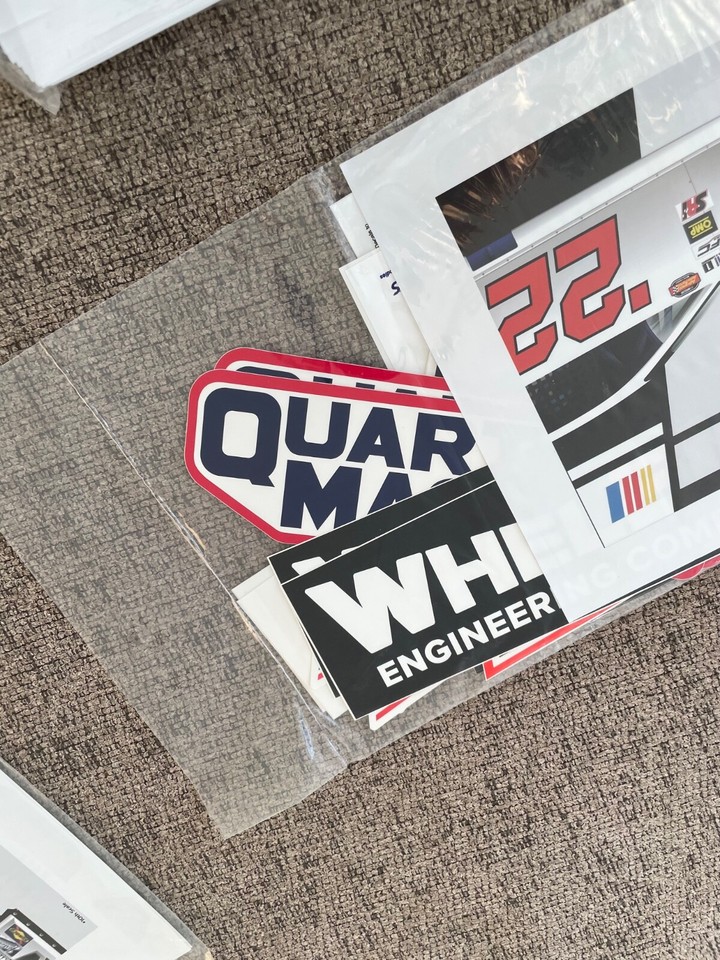 NASCAR 2022 Advance Auto Parts Weekly Series Contingency Decal Program ...