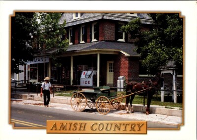 Vintage Postcard: greetings from the Amish Country Pennsylvainia - A1 ...