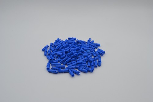 LEGO 100 x Technik Verbinder Pin Kreuz blau blue technic connector ...