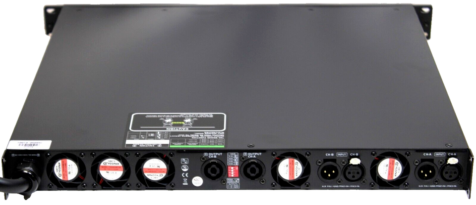 Admark AD60 Professional Power Amplifier One Space 6000 Watts x 2 @ 8Ω ...