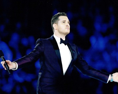 Michael BUBLE SIGNED Autograph 10x8 Music Photo 3 + Dealer COA Canadian ...