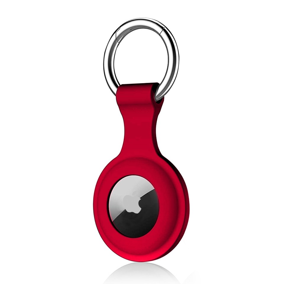 AirTag Case For Apple Air Tag Cover Tracker Silicon Car Key Ring ...