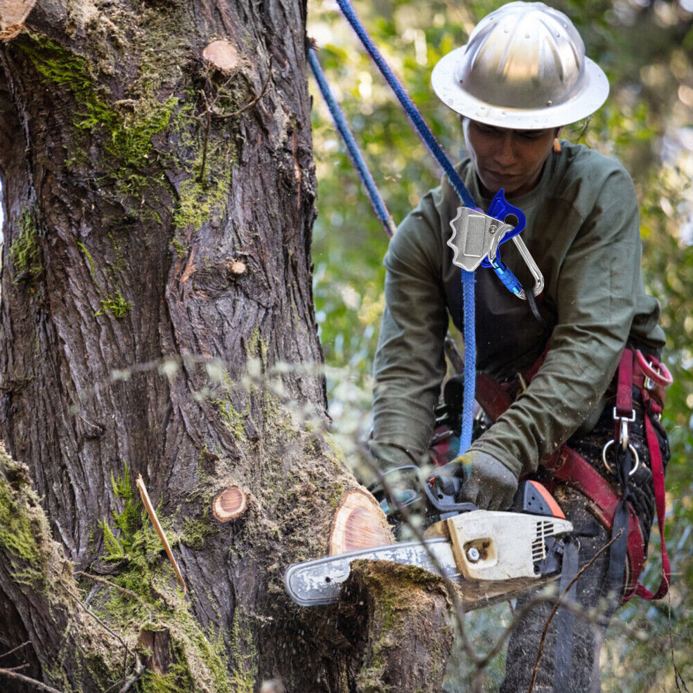 Tree Climbing Safety Lanyard Rope Steel Core Flipline Kit 1/2’’x 8ft ...