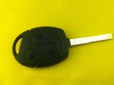 3 BUTTON REMOTE FOB CASE + KEY FLAT BLADE BLANK NEW FITS FORD | eBay