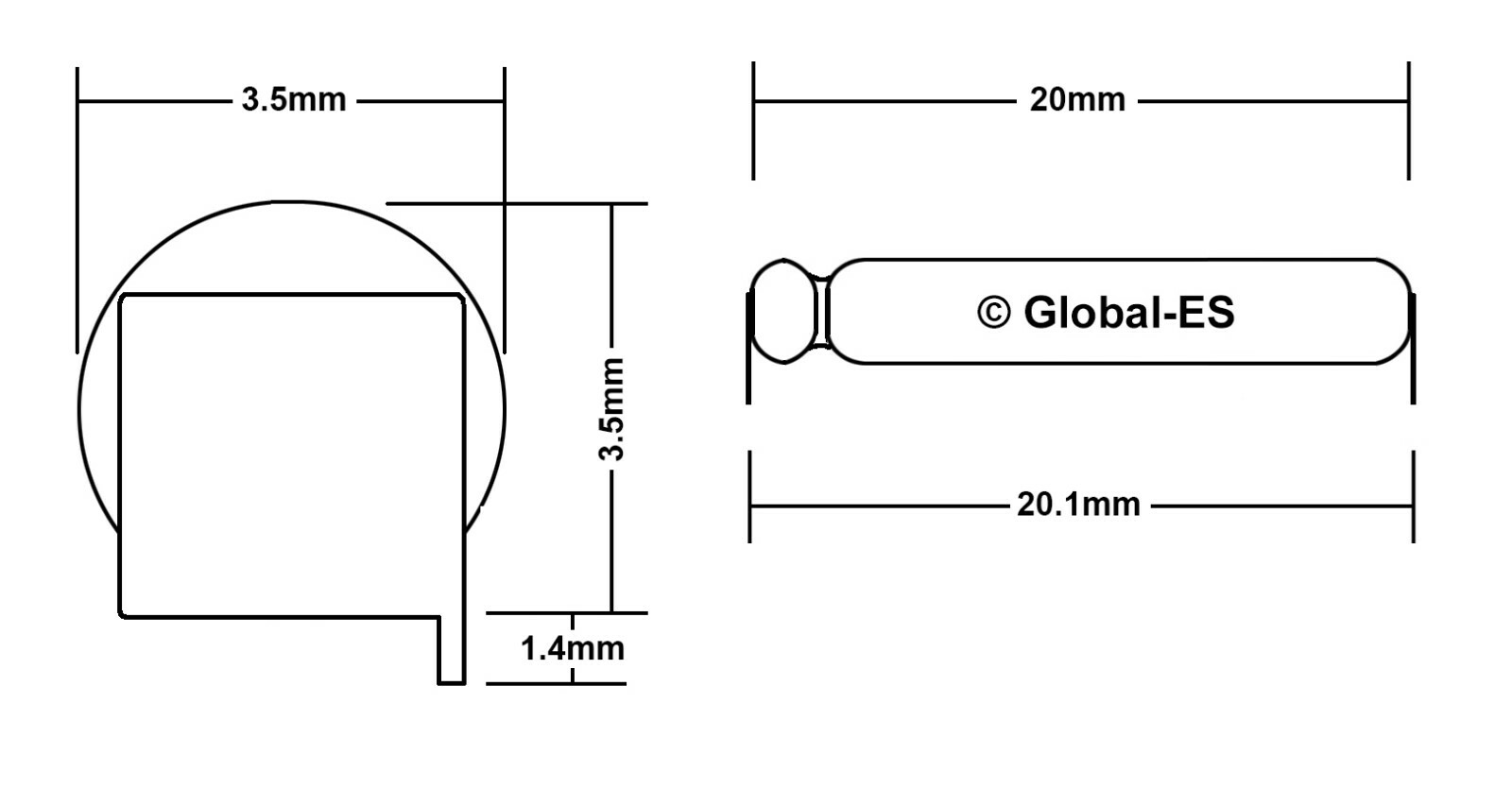 Panasonic CG-320A/E4N 3.8V 15mAh Needle Pin Battery: Stylus Pen Glasses ...
